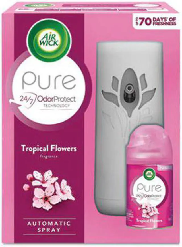 Reckitt Benckiser Freshmatic Pure Kit 4/KT Tropicl Flowers/WE 97290 ...