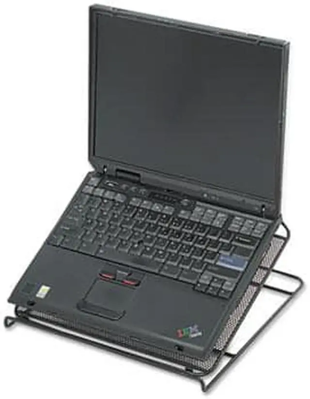 Onyx Adjustable Steel Mesh Laptop Stand, 12 1/4 X 12 1/4 X 1, Black ...