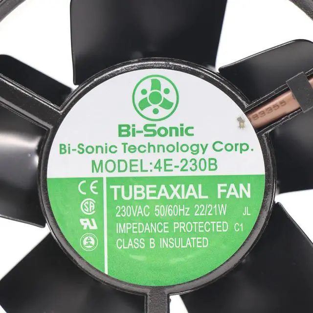 Bi-Sonic 4E-230B axial Fan 230V 120X120X38MM 2700/3000RPM 22/21W All Metal High Temperature ...