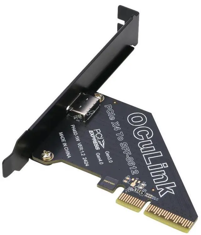 RIITOP PCIe to Oculink SFF-8612 Adapter SFF-8611 External Graphics Card for GPU Dock, eGPU, NVMe ...