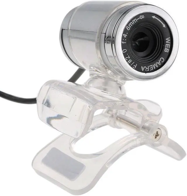 2.0 Webcam 5 Megapixel HD Camera Web Cam with MIC Clip-on 360 Degree ...