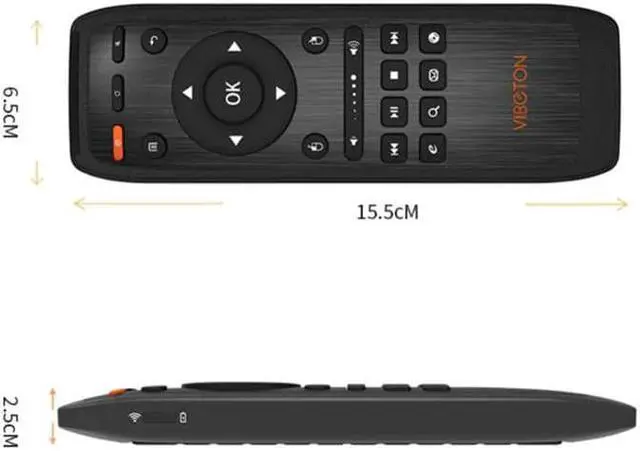 A+Viboton 2.4G Fly Air Mouse Raspberry Pi 3 Wireless Keyboard Remote ...