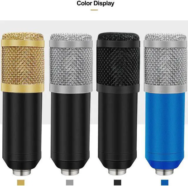 192KHz/24Bit BM800 Condenser Microphone Kits USB for Computer Karaoke ...