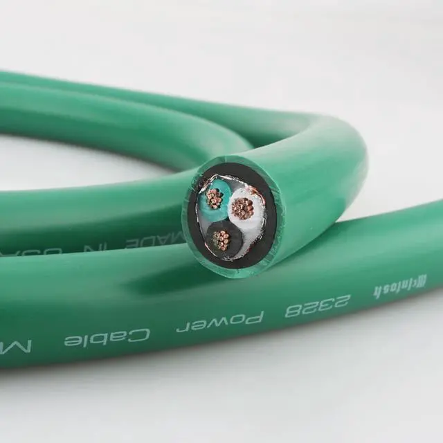 2328 5N Silver plated pure copper AC power cable hifi power core for ...