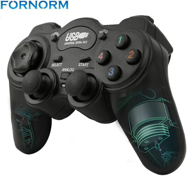 2.0 USB Wired Gamepad Joypad Gamepads USB Gamepad Joystick Shock Game ...