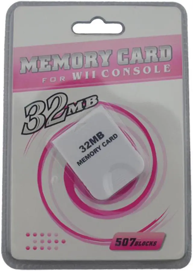 10pcs a lot for Wii 32MB Memory Storage Card Saver For Wii For GameCube ...