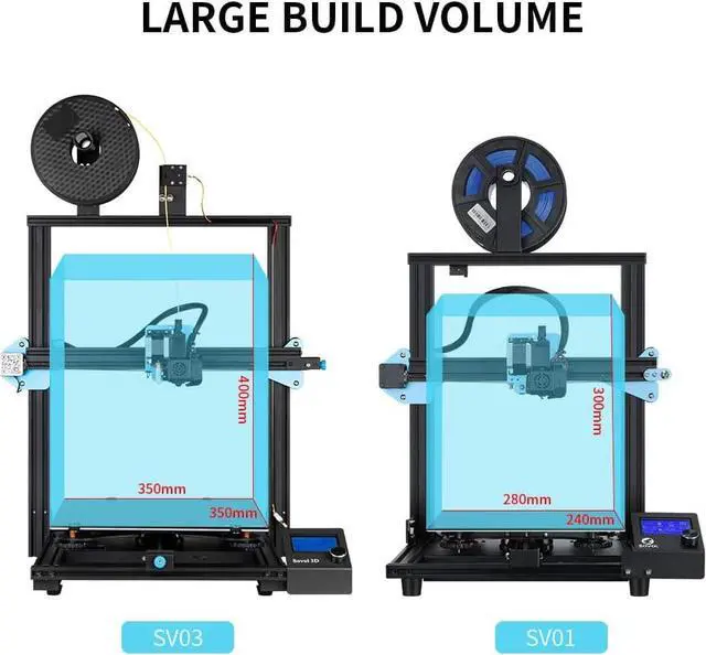 Sovol SV03 3D Printer, Upgraded Larger Printing Size FDM Printer with ...