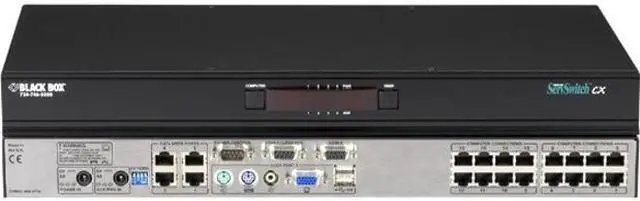 Black Box ServSwitch CX KVM Switch (1) Analog Console Port + (4) Users ...