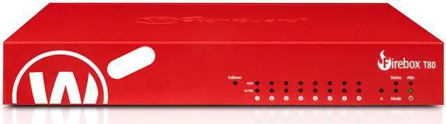 WatchGuard Firebox T80 with 1-yr Standard Support US WGT80001US ...