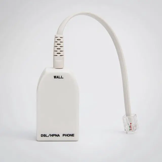 FireFold DSLFILTER-2PORT Dual DSL Filter, Male to 2 Female Telephone ...