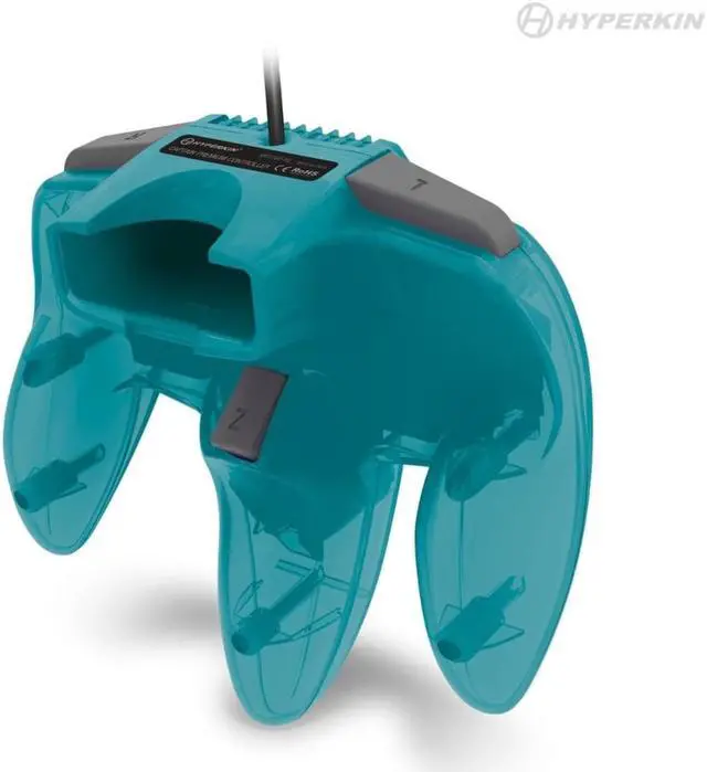 Hyperkin Nintendo 64 "Captain" Premium Controller For N64 - Turquoise ...