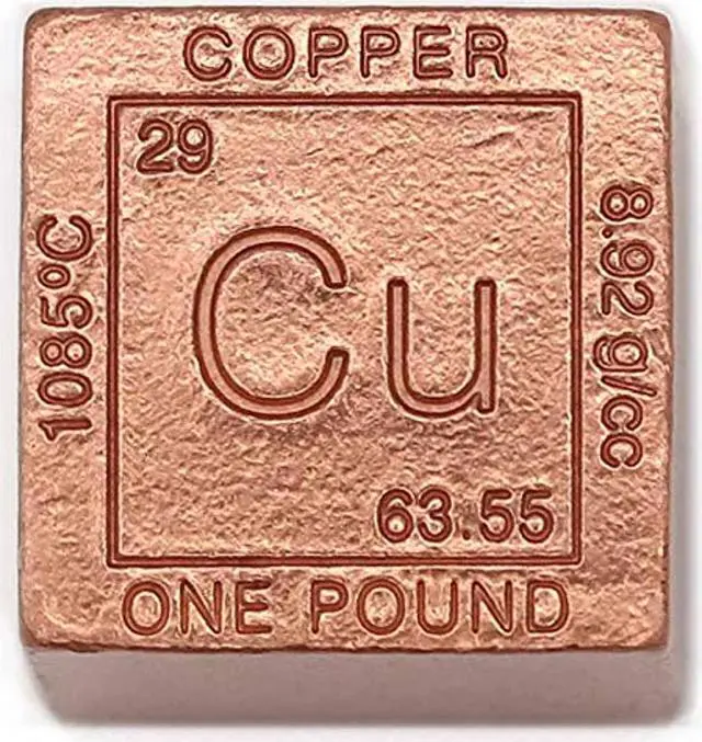 One Pound Copper Bullion