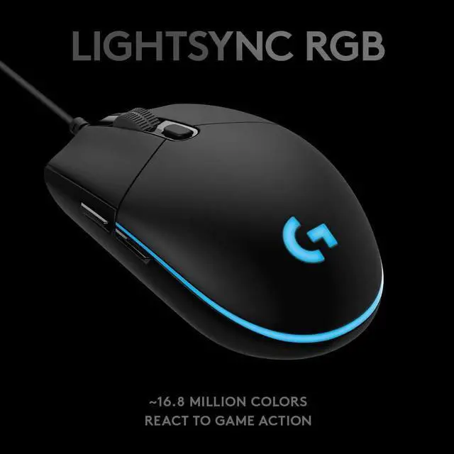 Logitech G PRO Hero Wired Gaming Mouse, 12000 DPI, RGB Lightning, Ultra ...