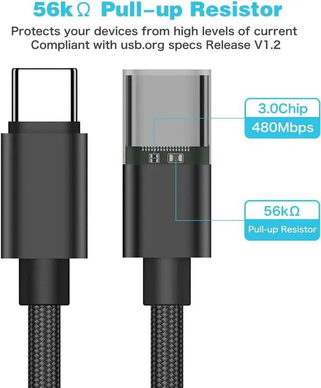 Micro USB to USB C Adapter (2-Pack) Micro USB Female to USB Type C Male ...