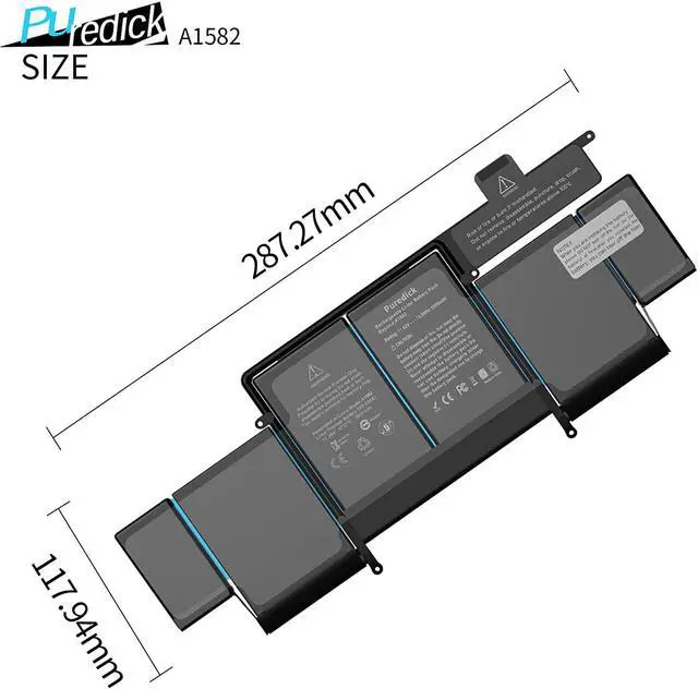 A1582 A1502 Battery, Replacement Battery A1502 for MacBook Pro 13 inch ...