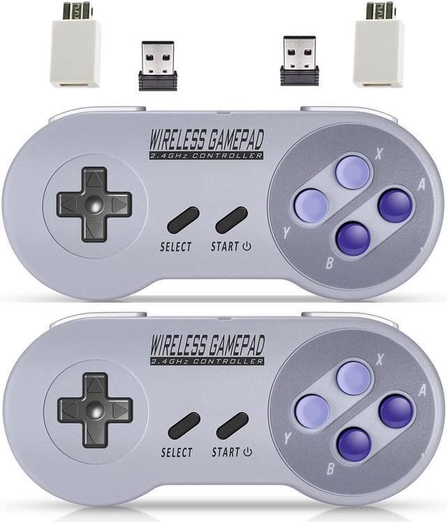Wireless Controller for Mini SNES Classic Edition Mini NES Not Worked with Copied Console Gamepad with USB Wireless Receiver Compatible with Switch Windows iOS Liunx Android Device 2 Packs Newegg