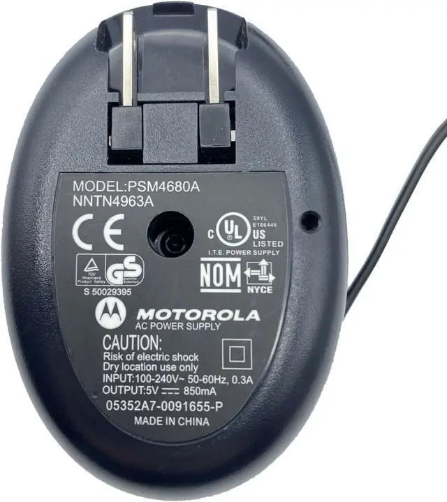 New Genuine Motorola PSM4680A AC Wall Power Supply Adapter Charger 5V ...