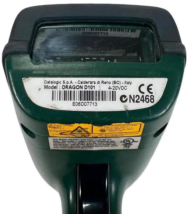 Used - Very Good: Datalogic DRAGON D101 Handheld Laser Barcode Scanner ...