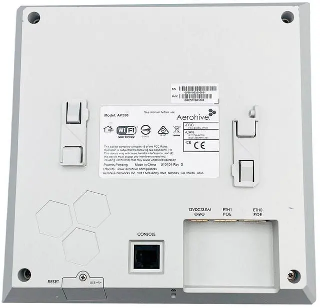 Refurbished: Aerohive AP550 Indoor 802.11ac Dual-Radio 4x4:4 MIMO ...