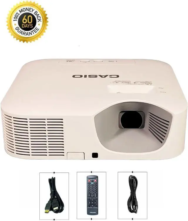 Refurbished: Casio XJ-V100W DLP Projector Home Theater 3000 ANSI HDMI ...