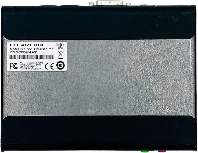 Refurbished: Clearcube CD9722 Dual Display Zero Client G0900284 A01 ...