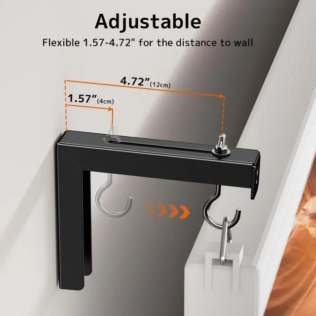 PUTORSEN Universal Projector Screen Ceiling Mount L-Brackets, Wall ...