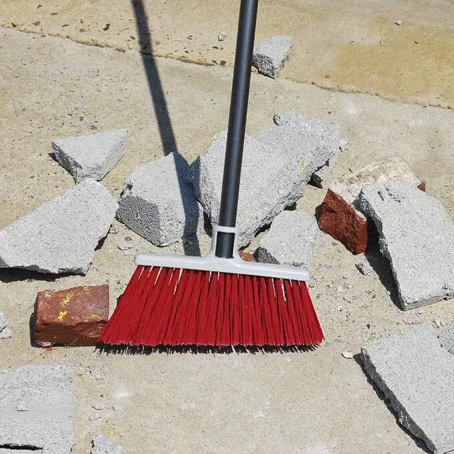 Quickie Angle Broom,Head and Handle,11-1/2",Red HAWA 7576ZQK - Newegg.com