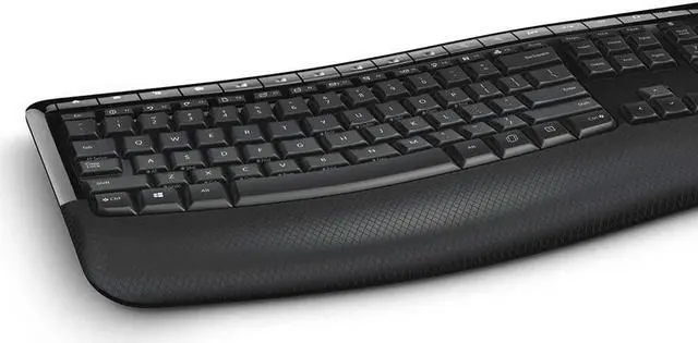 Microsoft Wireless Ergonomic Keyboard and Mouse Combo Desktop 5050 ...