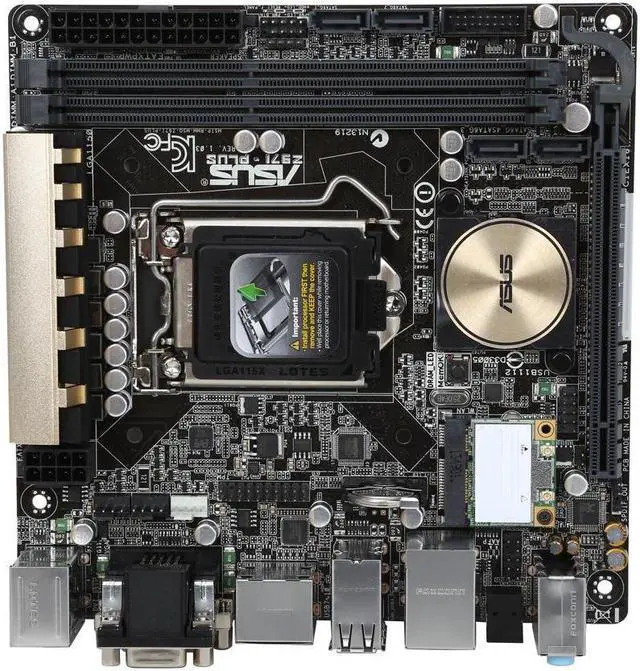 Refurbished: ASUS Z97I-PLUS WIFI LGA 1150 Intel Z97 Mini-ITX M.2 ...