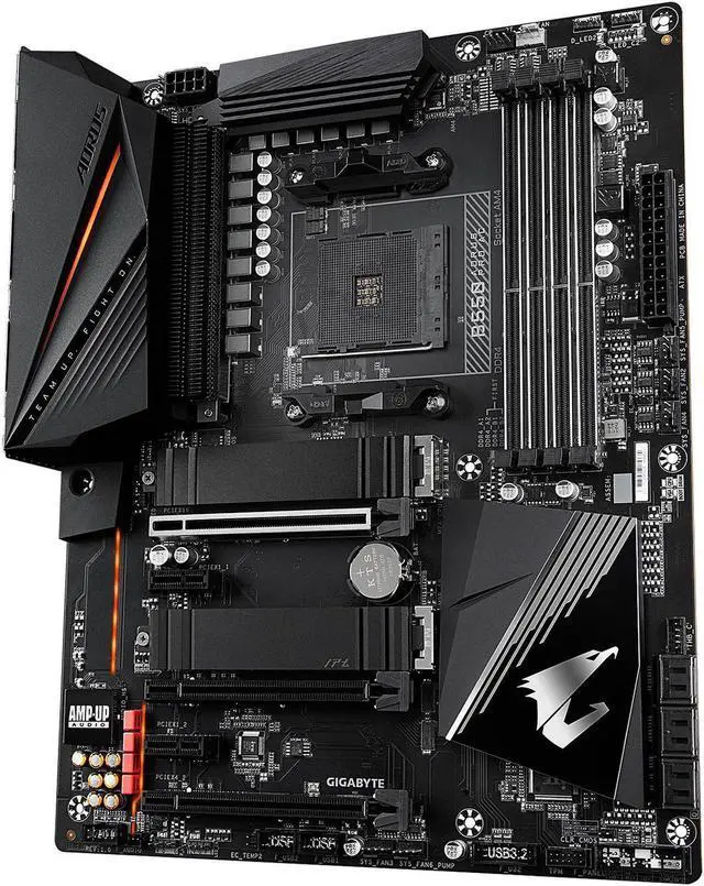Refurbished: GIGABYTE B550 PRO AC Socket AM4 AMD B550 DDR4 128GB ATX ...