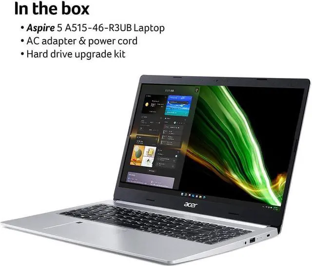 Acer Aspire 5 Laptop, 15.6 Inch FHD IPS Display, AMD Ryzen 3 3350U, 8GB ...