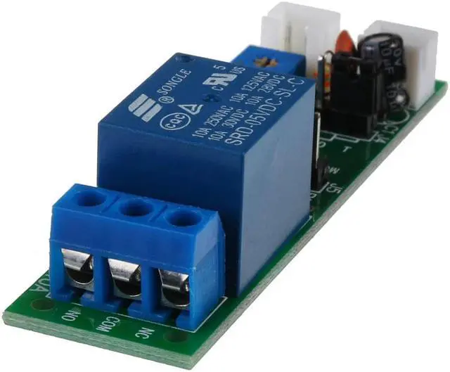 JK11S-100S-5V 10A 0-100S Adjustable ON-OFFf Delay Module Timer Cycle Switch Infinite Loop Relay ...