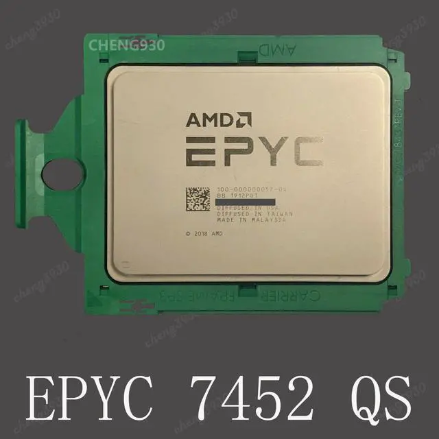 Refurbished: AMD EPYC 7452 CPU QS Version Prozessoren 2.2 -3.1 GHz CPU ...