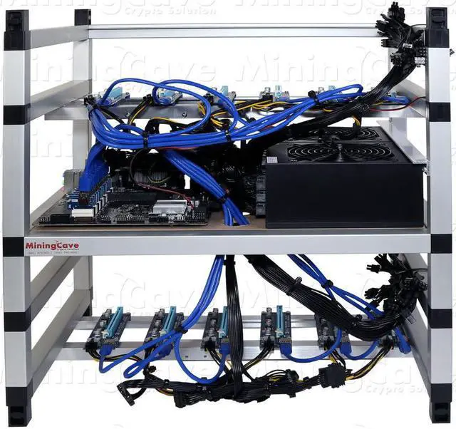 Crypto Mining Rig Kit 12 GPU DUAL 2000W MiningCave - Newegg.com