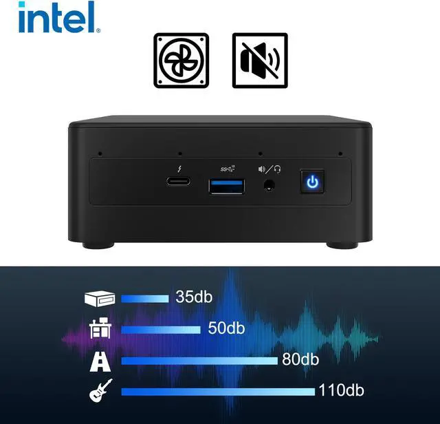 Intel NUC 11 NUC11PAHi7 Panther Canyon Mini PC, i7-1165G7, 16GB RAM, 512GB SSD, Mini Computers ...