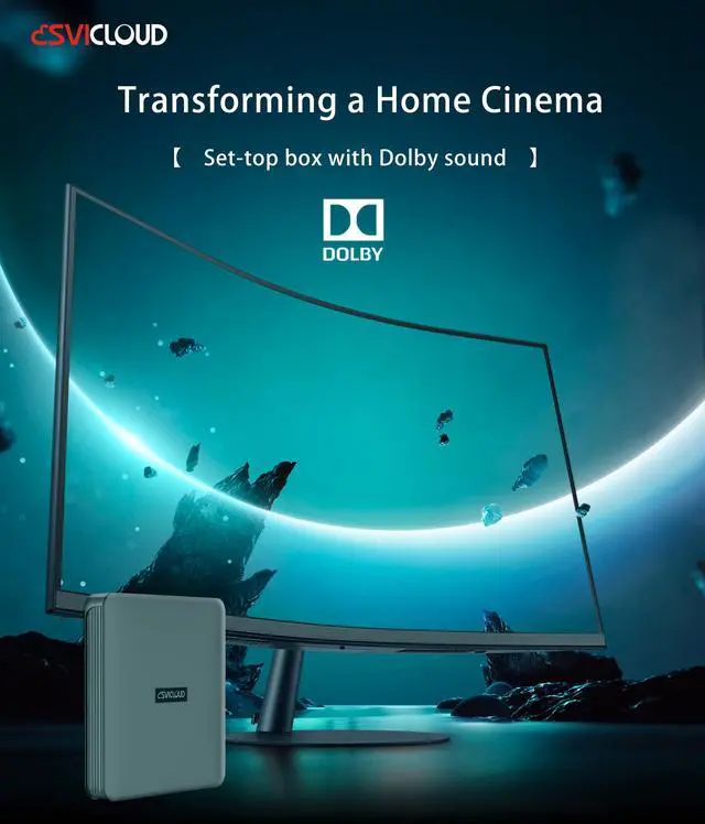 SVICLOUD 8P, the strongest Internet TV on the surface, 8K, Dolby audio ...