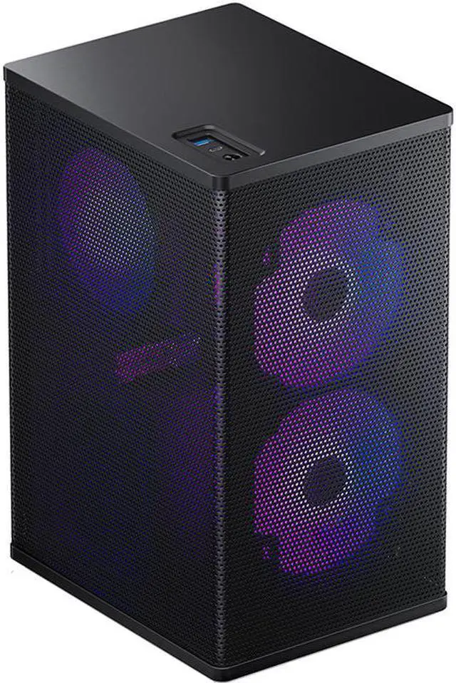 JONSBO VR3 BLACK A4 Mini-ITX Tower Computer Case ,PCI-E4.0 Riser Cable ...
