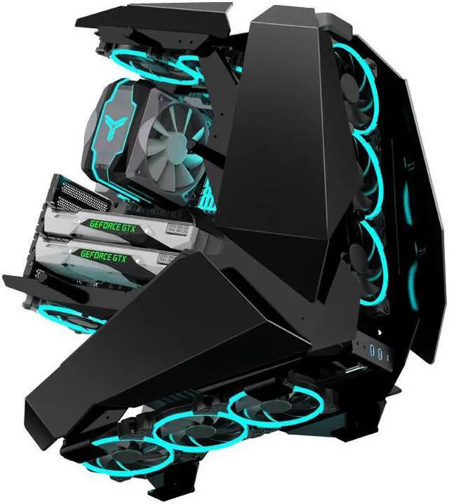 JONSBO MOD5 Black Open Type ATX Mid Tower GAMING Computer Case, E ...