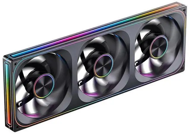 JONSBO ZA-420B PC Case Fan, 420mm Silent PC Fan with 4-Sides Infinity ...