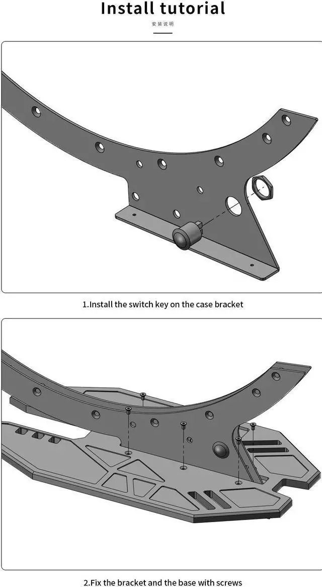 Barrowch STAR1 Series Circular Water Cooling Case, Limited Edition, PC ...