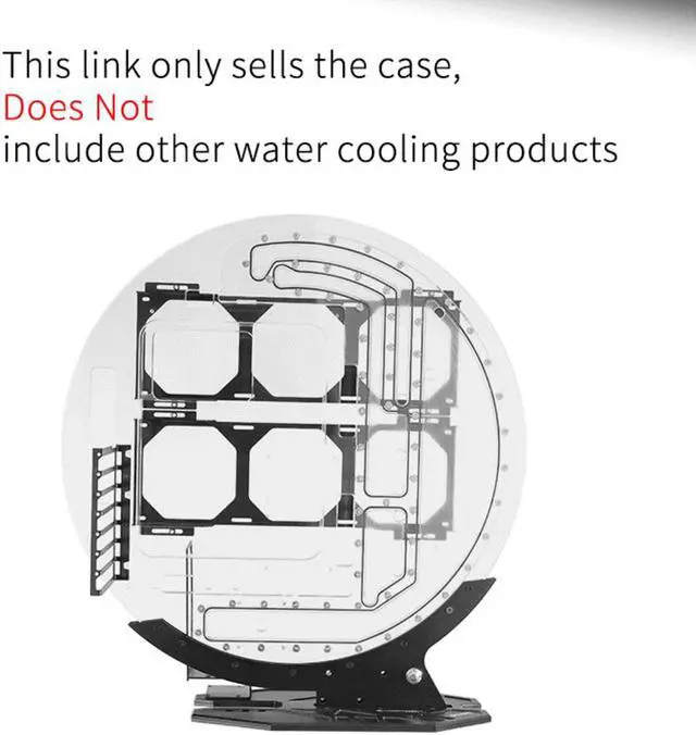 Barrowch STAR1 Series Circular Water Cooling Case, Limited Edition, PC ...