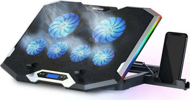 Topmate Laptop Cooling Pad C11 - Blue LED - Supports up to 17-in ...