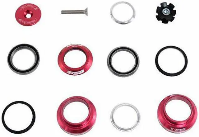FSA Orbit MX 1-1/8Inches Threadless MTB Road Headset with Top Cap, Red, NO.20, XTE1509 - Newegg.com