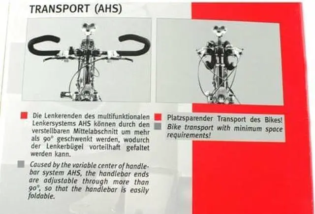 Humpert X-ACT AHS Aluminium Alloy Adjustable Bicycle Handlebar 31.8mm ...
