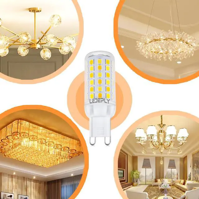 LEDEPLY WiFi G9 Smart Bulb, 3.5W=40W, Compatible with Alexa Google Home ...