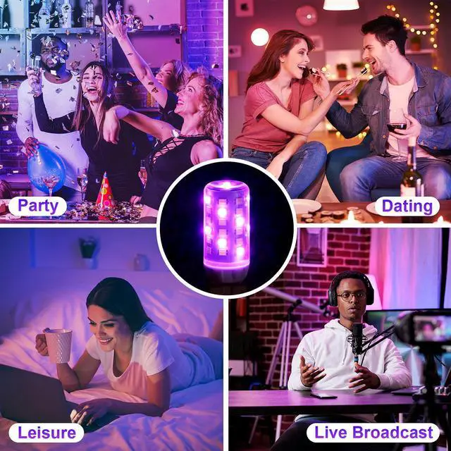 LEDEPLY WiFi G9 Smart Bulb, RGBCW, 3.5W=40W, Compatible with Alexa ...