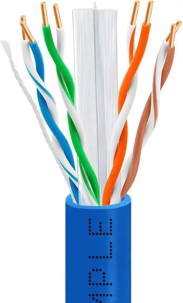 Cmple - Cat6 Cable 1000ft Bulk Lan Ethernet Cat 6 Wire Network UTP ...