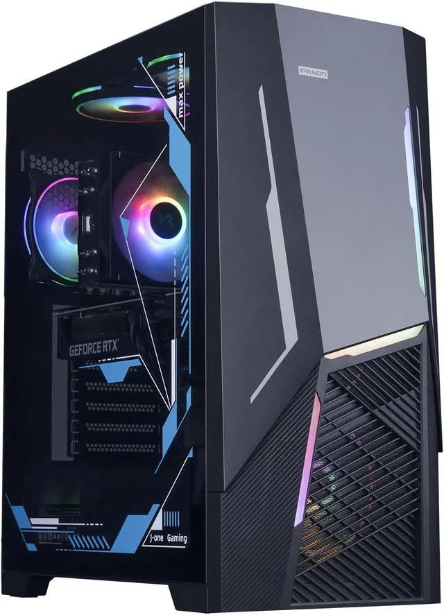 Used - Like New: IPASON Gaming PC Desktop Intel i5 12400F(up to 4.4GHz) , RTX 3060, 1TB NVME SSD ...