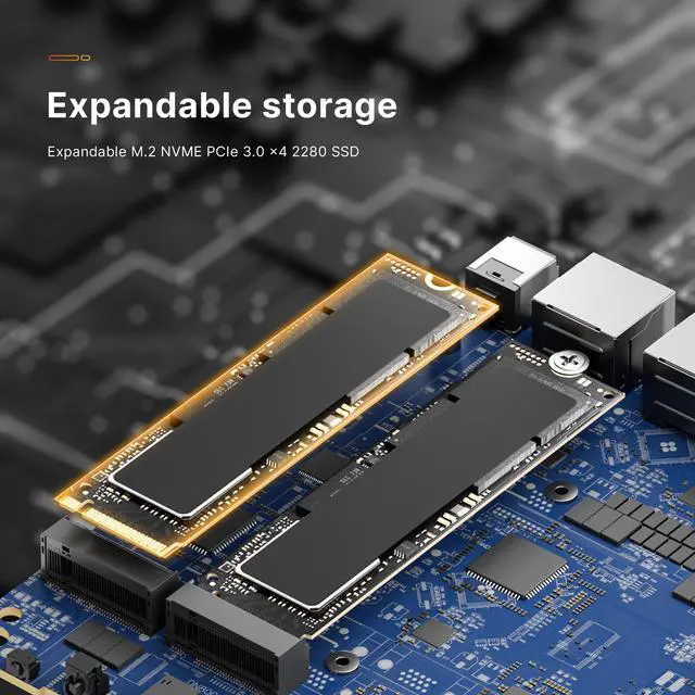 BOSGAME P4 Plus Gaming Mini PC Dual LAN, AMD Ryzen 7 5825U 32GB DDR4 ...