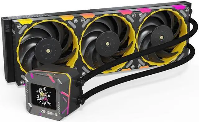 Yeston*Zeaginal ZC-zeus XT360 Black Custom Theme Editing 360mmRadiator ...